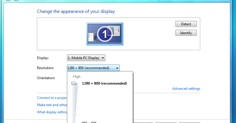 การปรับขนาดของหน้าจอบน Windows 7 | screen resolution windows 7 อัพเดท ...