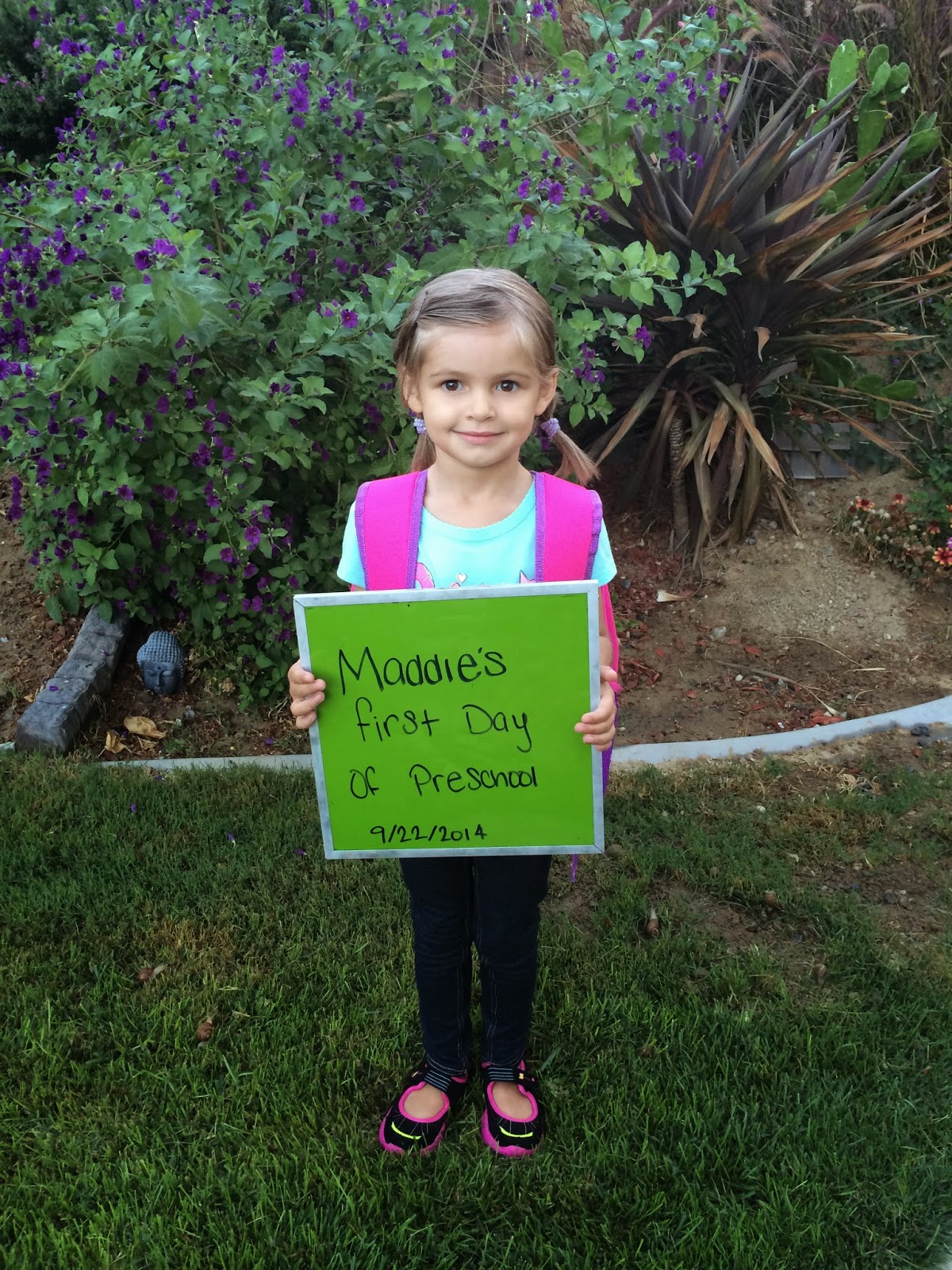 Kickin it with the Knapps: Maddie's First Day of Preschool