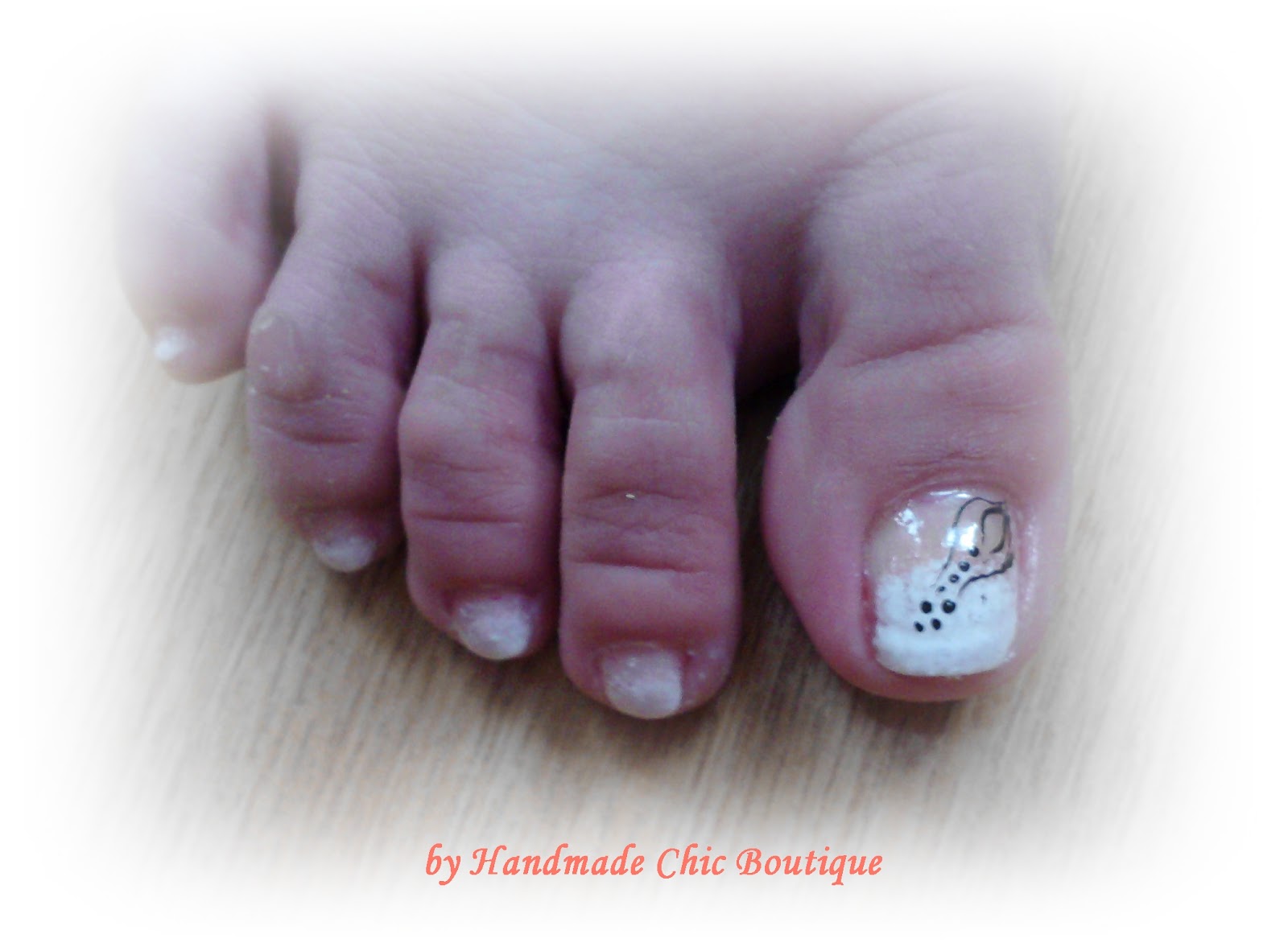 Handmade Chic Boutique: Model pedichiura...cu buretelul