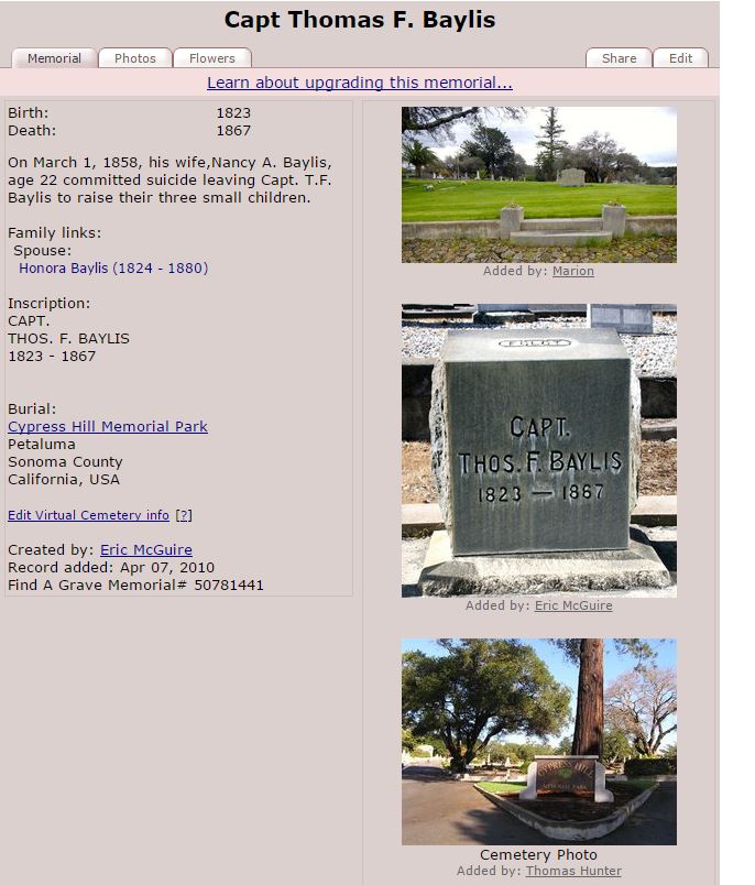 World Connections To Ceylon and India Trees: Baylis Family