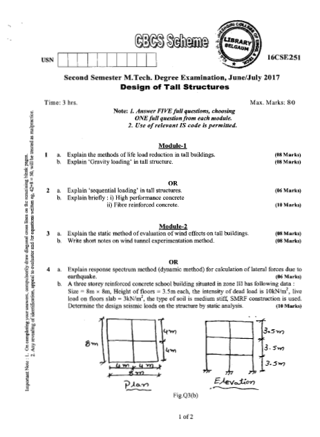 Visvesvaraya Technological University M.Tech. (CBCS) Second Semester ...