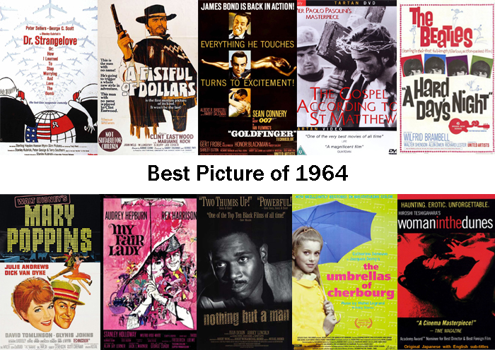 A Mythical Monkey writes about the movies: 1964 Alternate Oscars