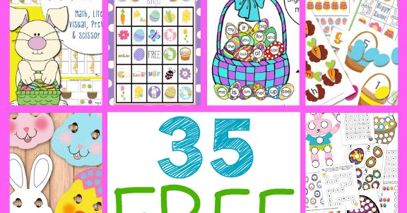 35 Free Easter Printables for Kids | Totschooling - Toddler, Preschool ...