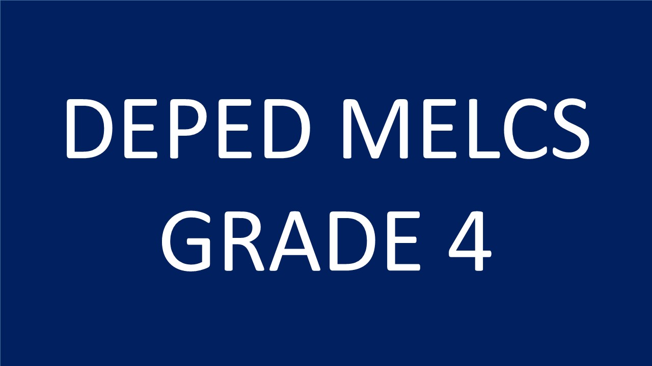 MELCS Grade 4 - The Teachers Craft PH