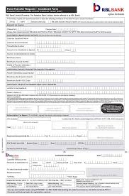 BANKNEFTFORMS: RBL BANK NEFT RTGS FORM