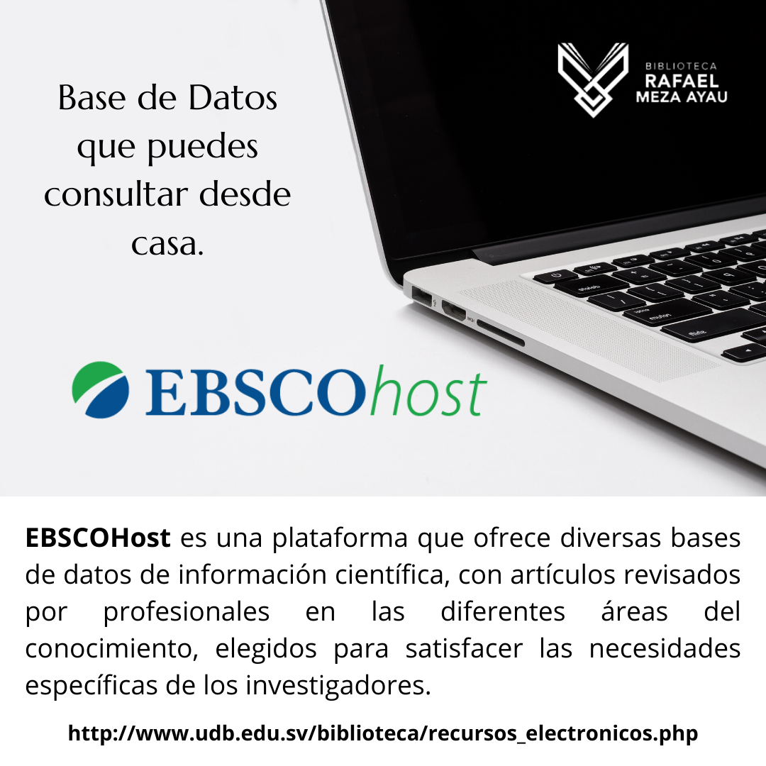 Biblioteca "Rafael Meza Ayau". Universidad Don Bosco. : Base de Datos EBSCOHost en los Recursos ...