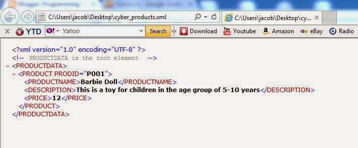 Creating an XML Document