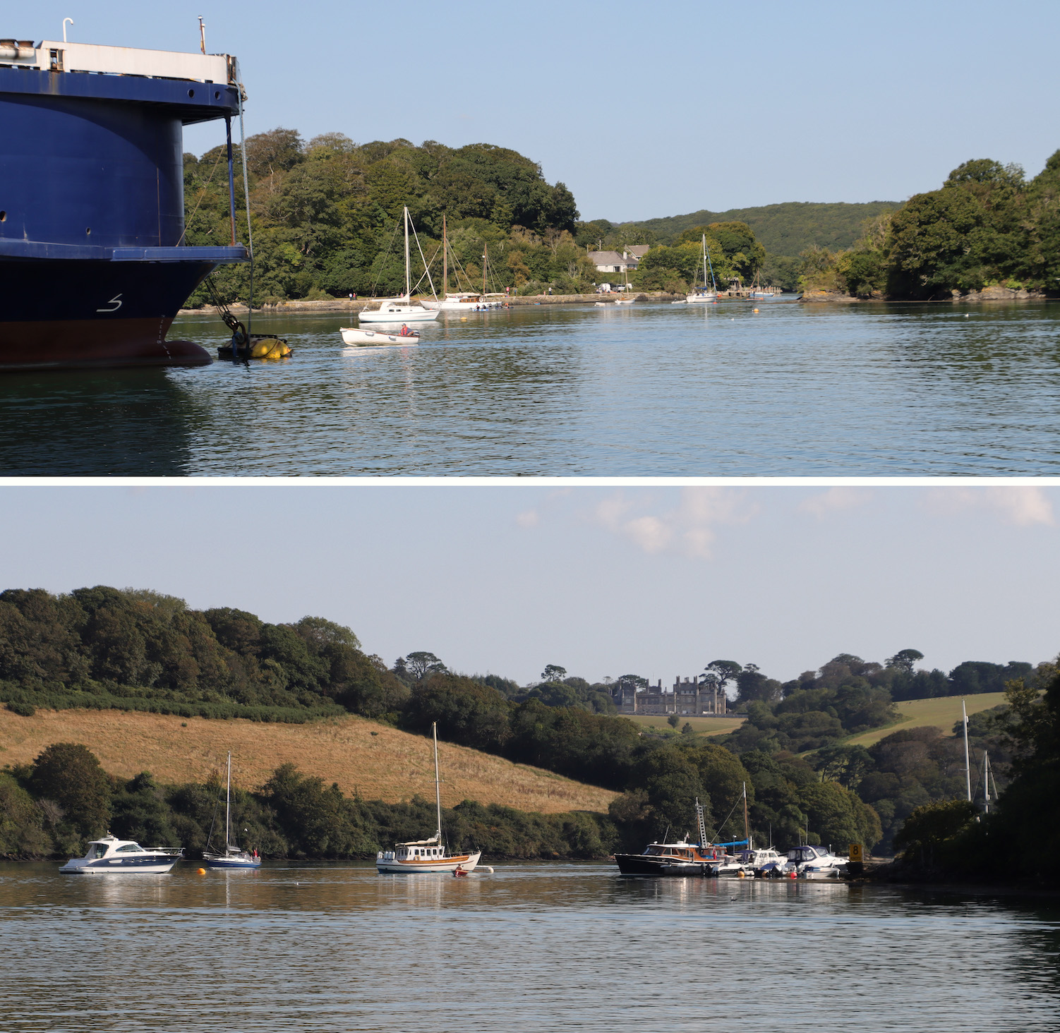 Exploring the World in 'Blue Velvet of Sark': River Fal nr Falmouth ...