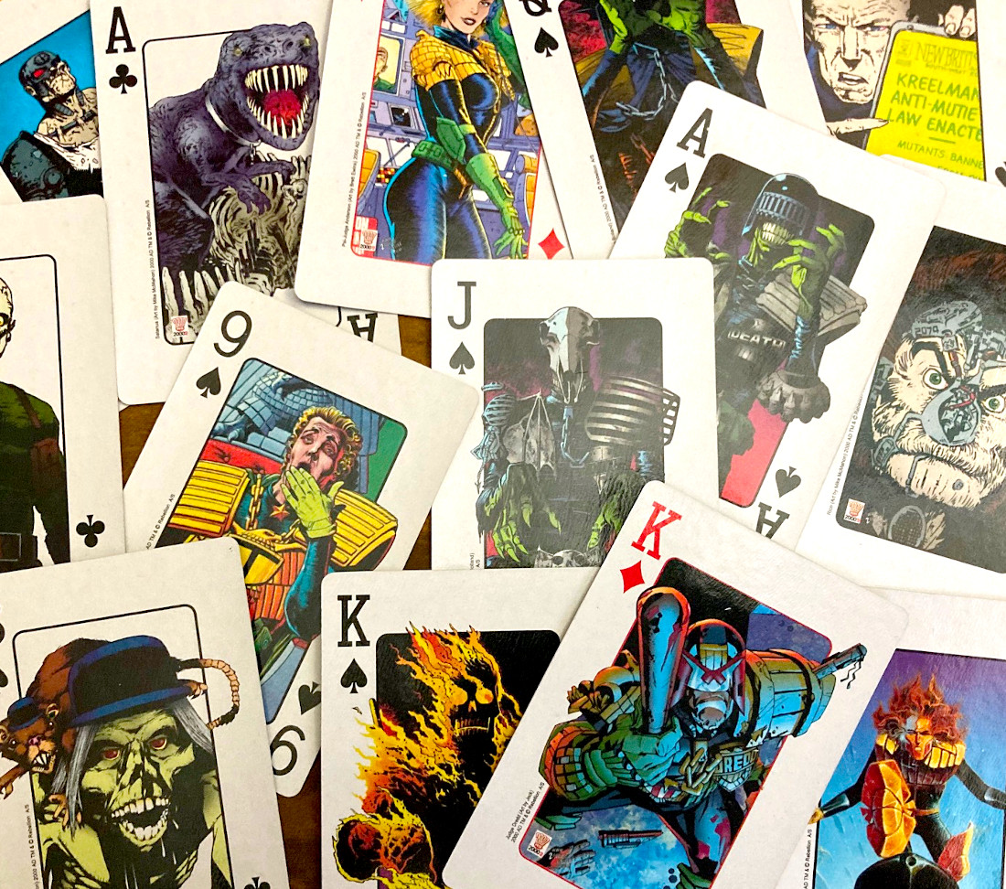 roleplay-geek: 2000AD Playing Cards - What Better Way to Play Savage Dredd