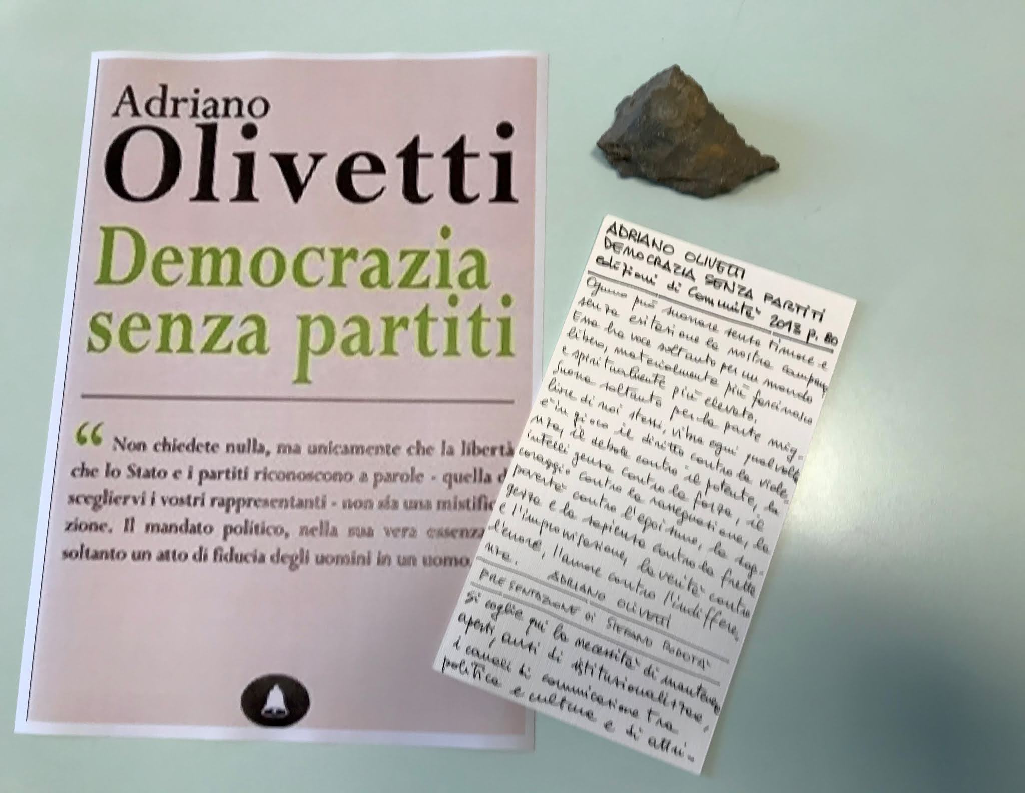 Ripensando la vita: Democrazia senza partiti Ripensando la vita: Democrazia senza partiti
