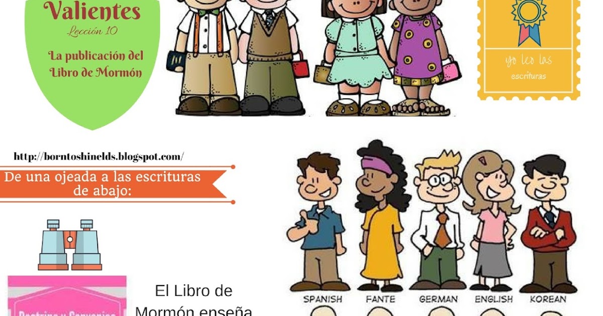 Born to shine ★ LDS: Valientes-10-La publicación del Libro de Mormón