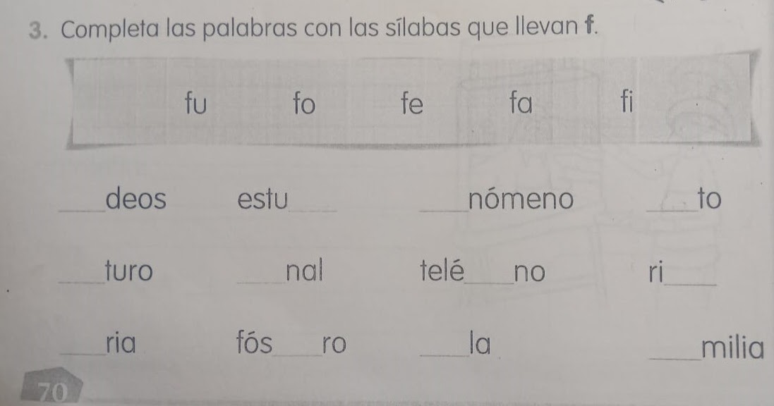 APRENDIENDO CON MARTHA CARABALI 1-3: PALABRAS CON LA SILABA fa, fe, fi ...