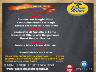 Ristorante Pasta e Basta: MENU FISSO SALONEDELMOBILE