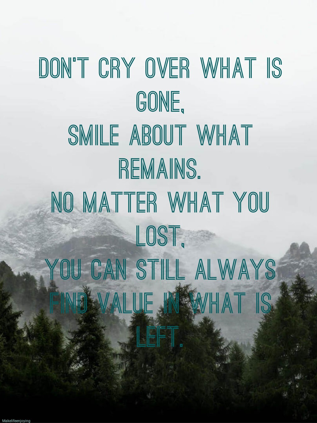 Make Life Enjoying: 20 Inspiring quotes to motivate you