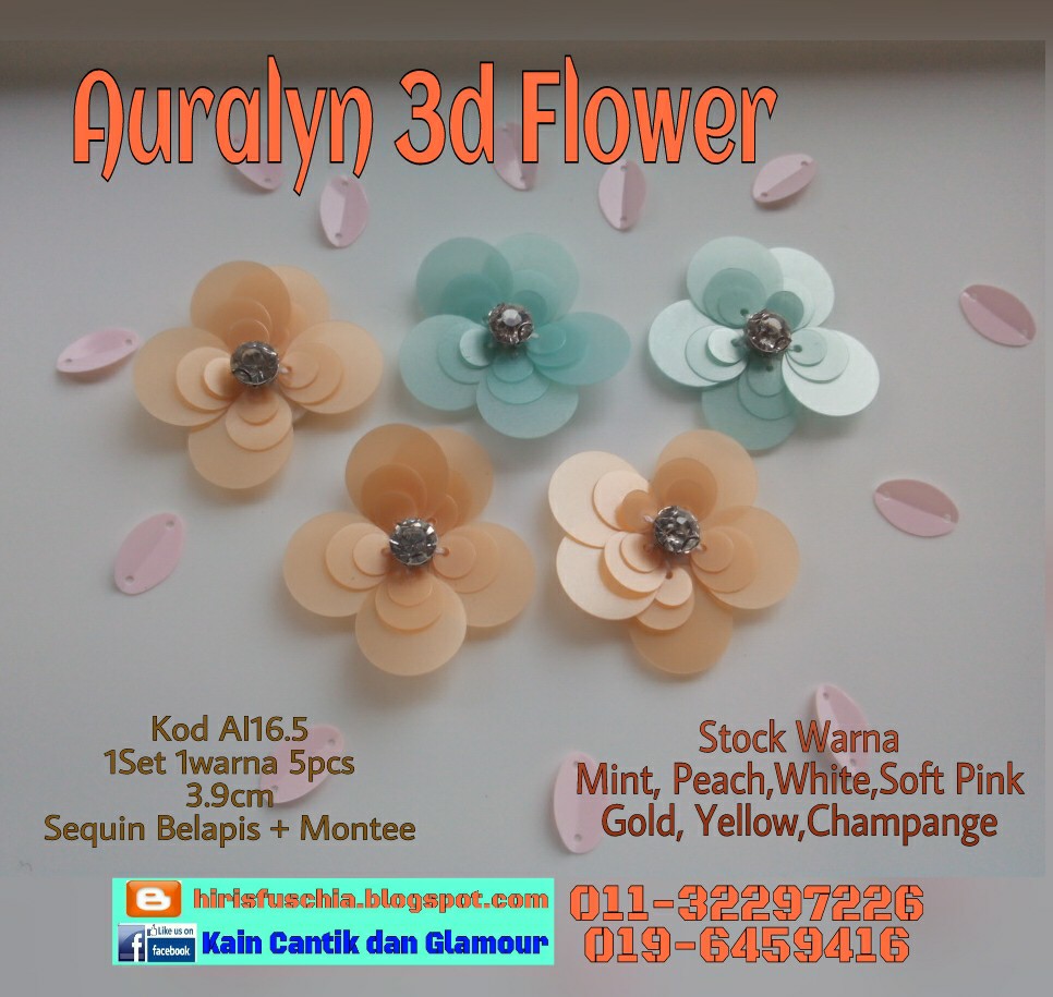 HirizFuschiea: Musim Bunga-Bunga 3d (3d Flower) melanda Malaysia