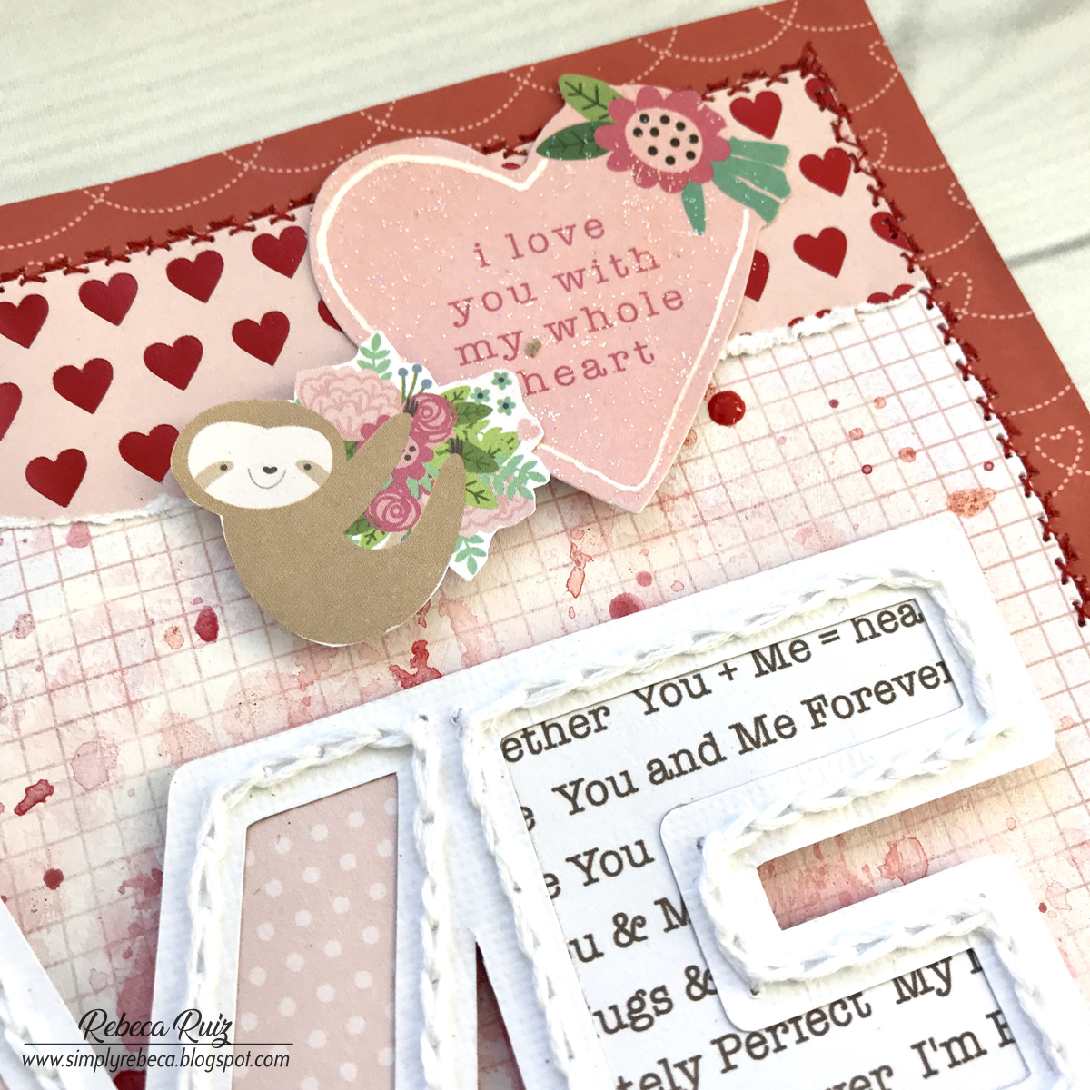 Love You Layout - Simply Rebeca