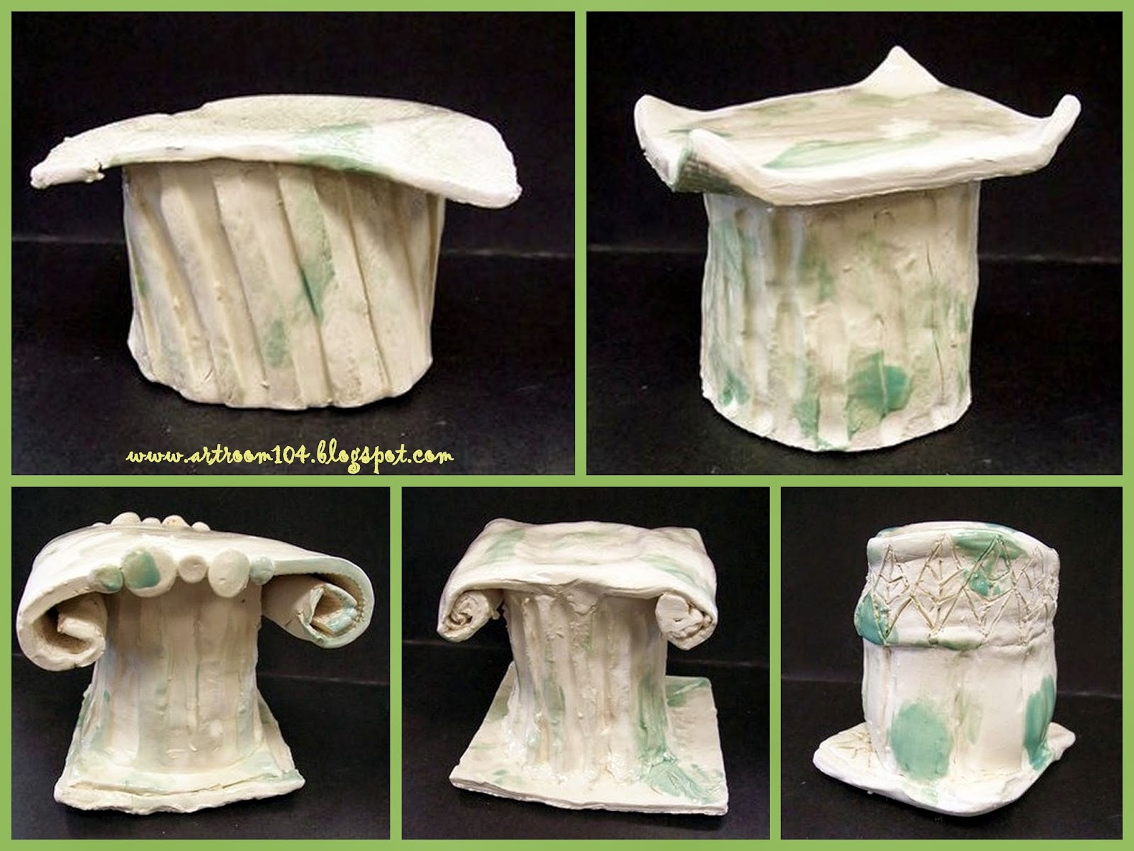 Art Room 104: 6th Grade: Ceramic Greek Columns