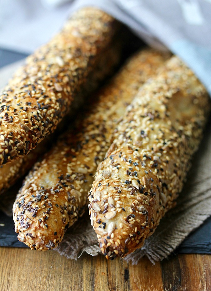 Seeded Ficelle Bread | Karen's Kitchen Stories