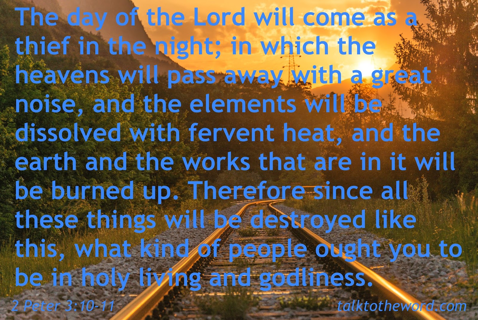 2 Peter 3 10 11