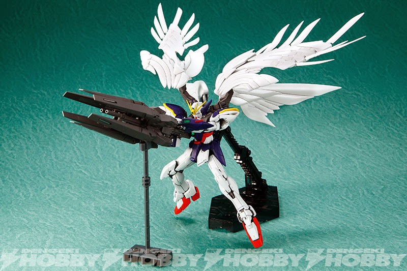 Gundam ACE: February 2015 Issue - RG 1/144 Wing Gundam Zero Custom EW ...