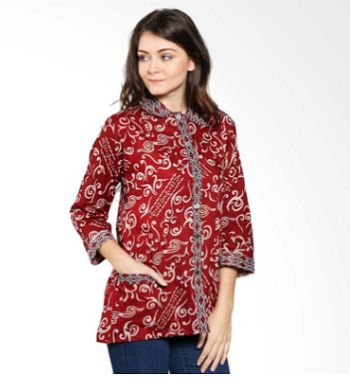 15+ Batik Formal Wanita untuk Kerja di Kantor Modis | Model Baju Batik ...