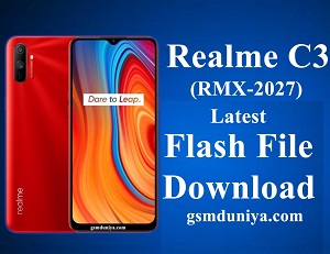 Realme C3 RMX2027 Flash File (official Stock Rom)