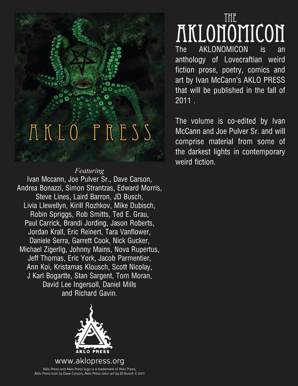 aklo press - Skookworks.com