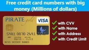 Valid Credit Cards Numbers