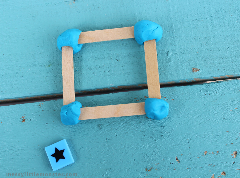2D Playdough Shape Activity - Messy Little Monster