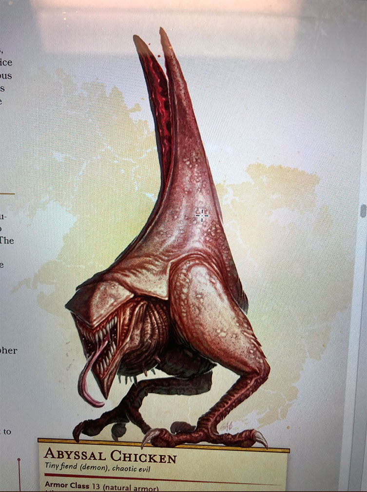 The DOODLES, DESIGNS, and aRT of CHRISTOPHER BURDETT: Abyssal Chicken ...