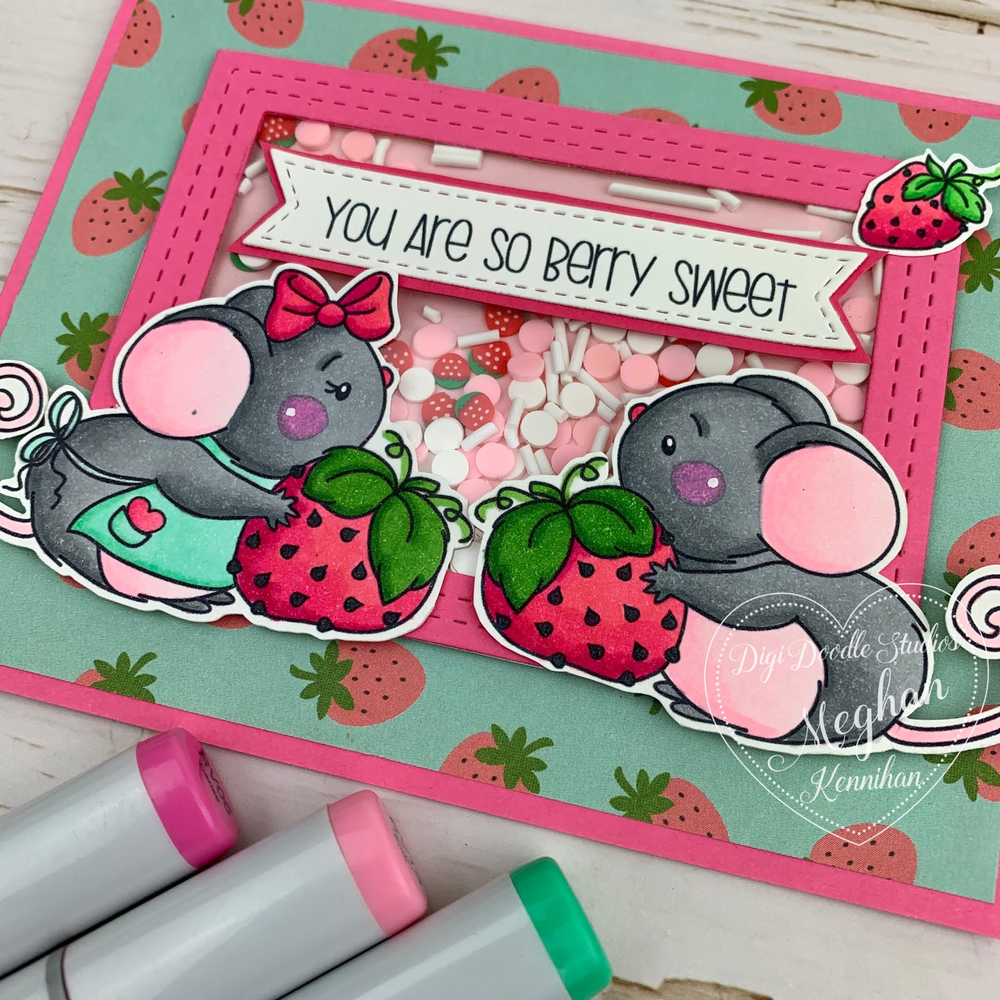 Made By Meghan K: Strawberry Fields Mice