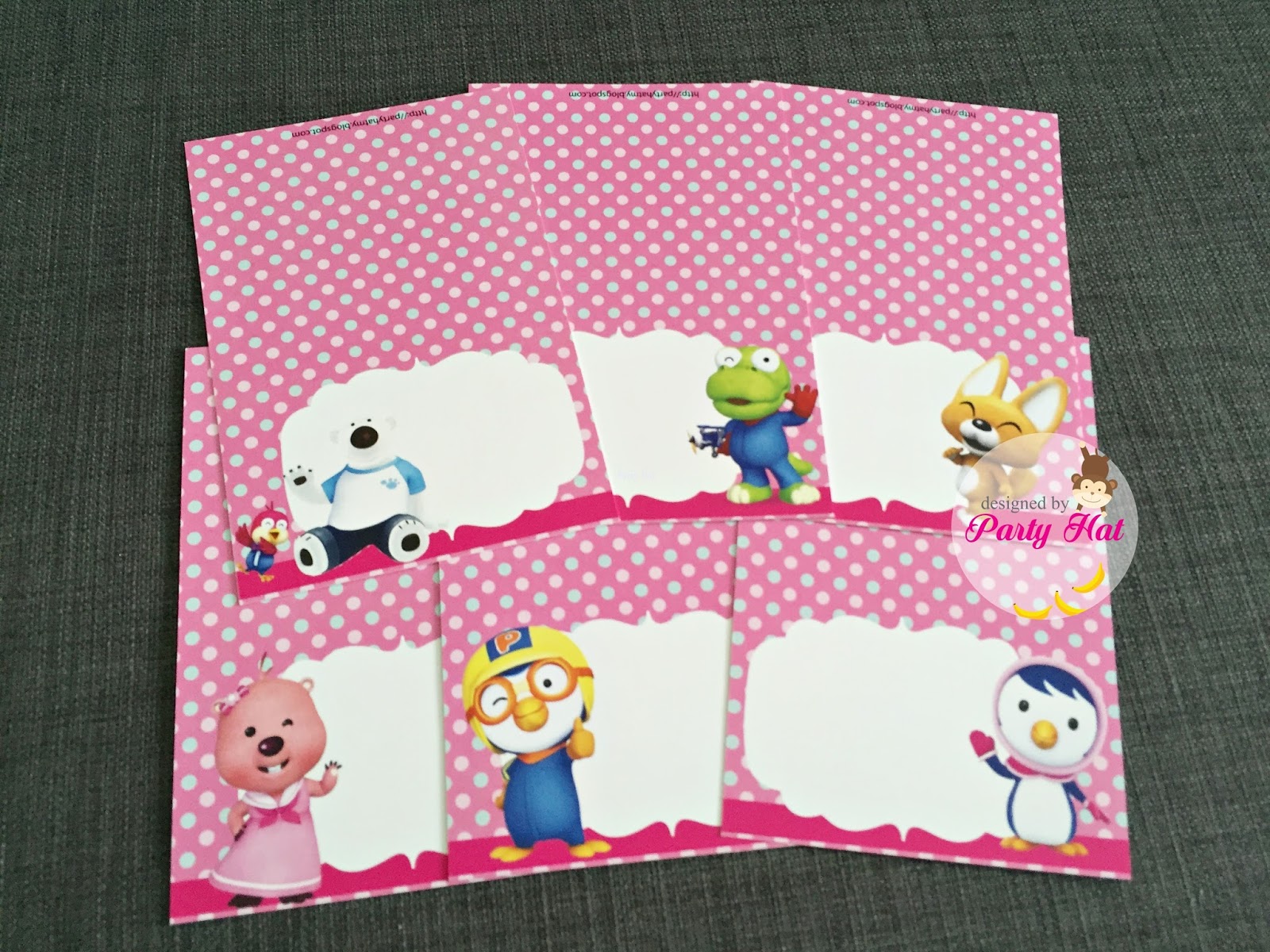 Party Hat: Miiyer's first pororo birthday