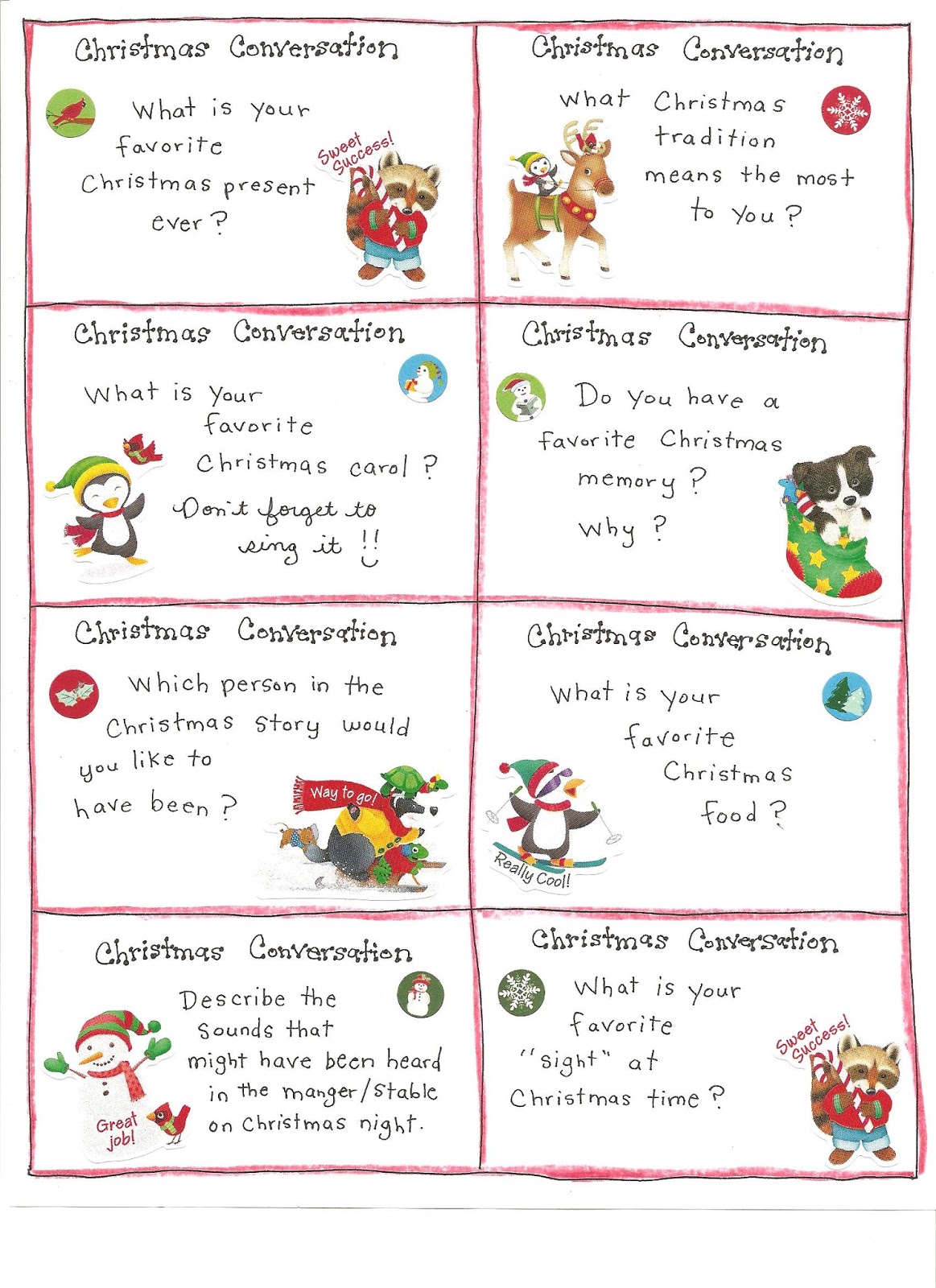 Kindergarten and Mooneyisms: Christmas Conversation