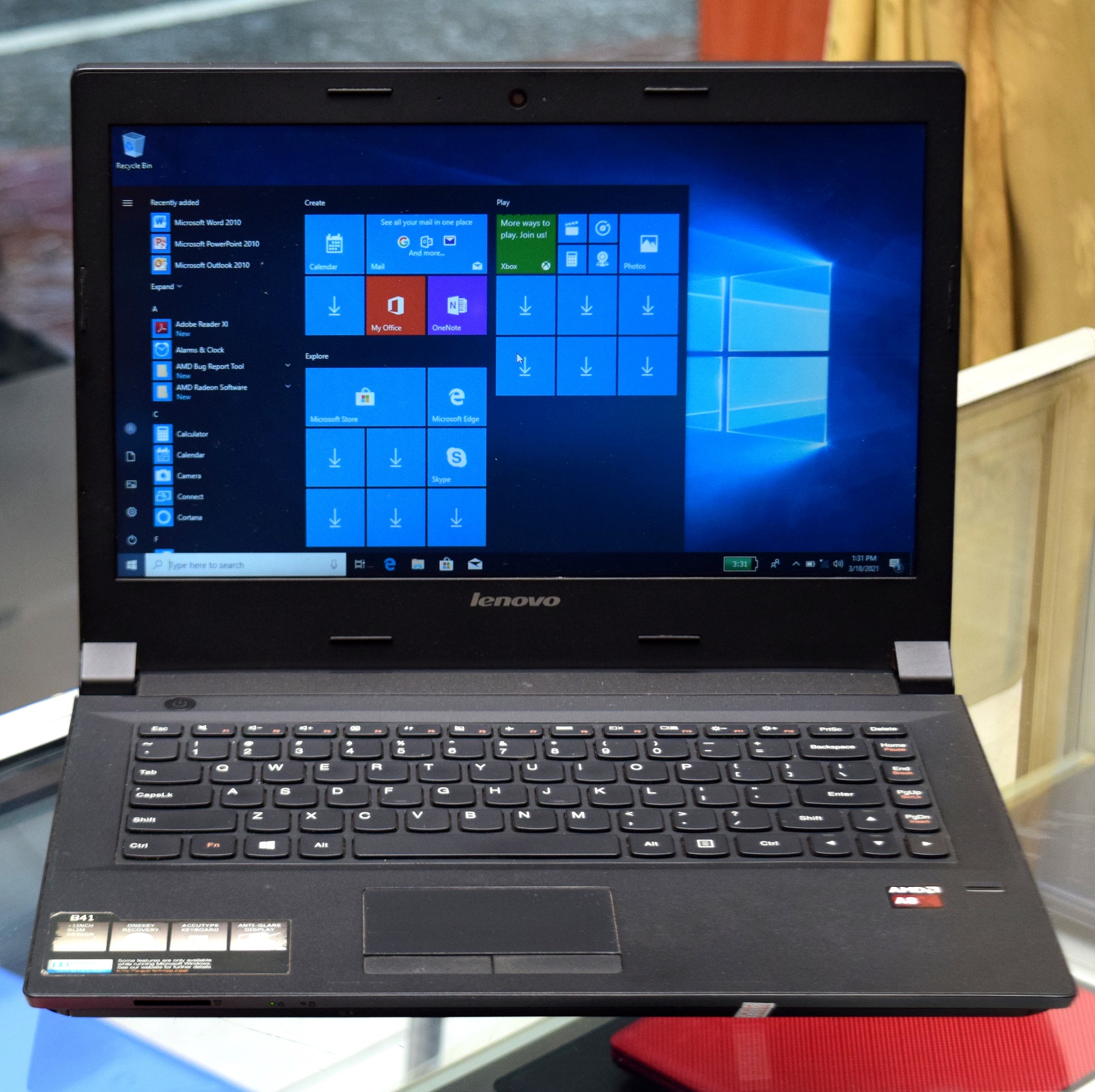 Jual Laptop Lenovo ideaPad B41-35 AMD A8-7410 Series