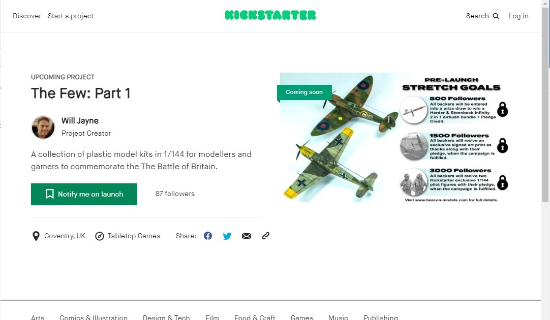 Kampfgruppe 1/144: Beacon Models - Kickstarter Campaign NOW OPEN!!