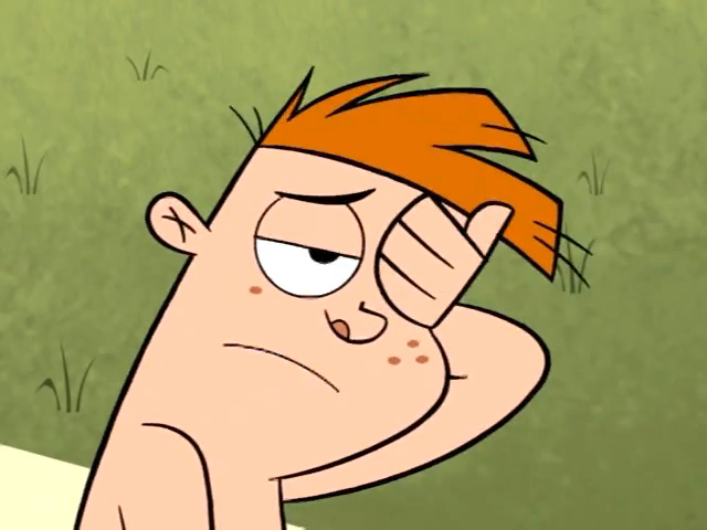 Shirtless Drawn Cartoon Boys: Adam Lyon in Briefs