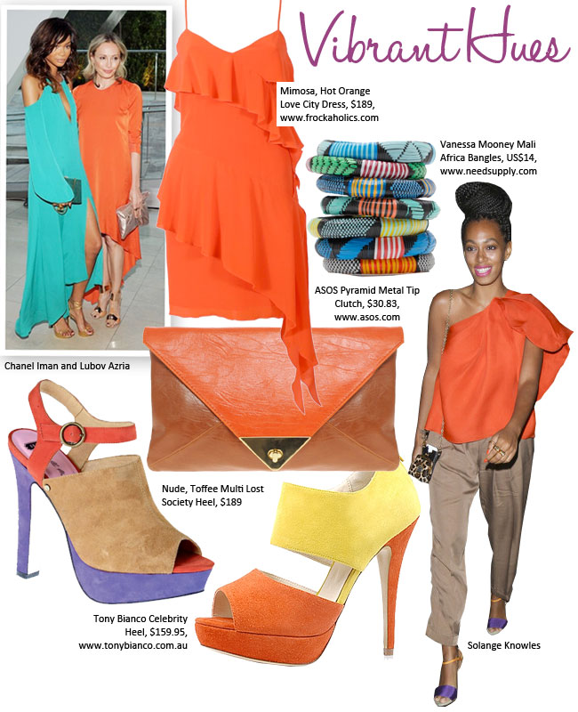 Top Celebrity Fashion: Spring 2011 Trend: Vibrant Colour