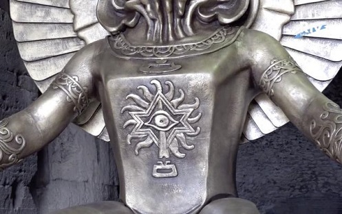 Só dá Estrondo: Estátua do antigo Deus pagão "Moloch" que exigia ...