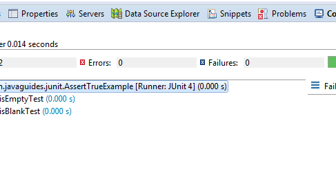 JUnit Assert.assertTrue() Method Example