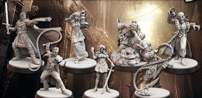 Pousse Plomb: Fantasy Resin Custom Miniatures Collection