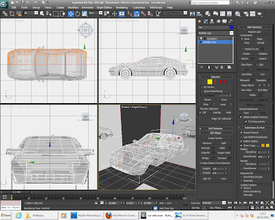 3D Modelling Practise: Modelling a Car - Box Modelling