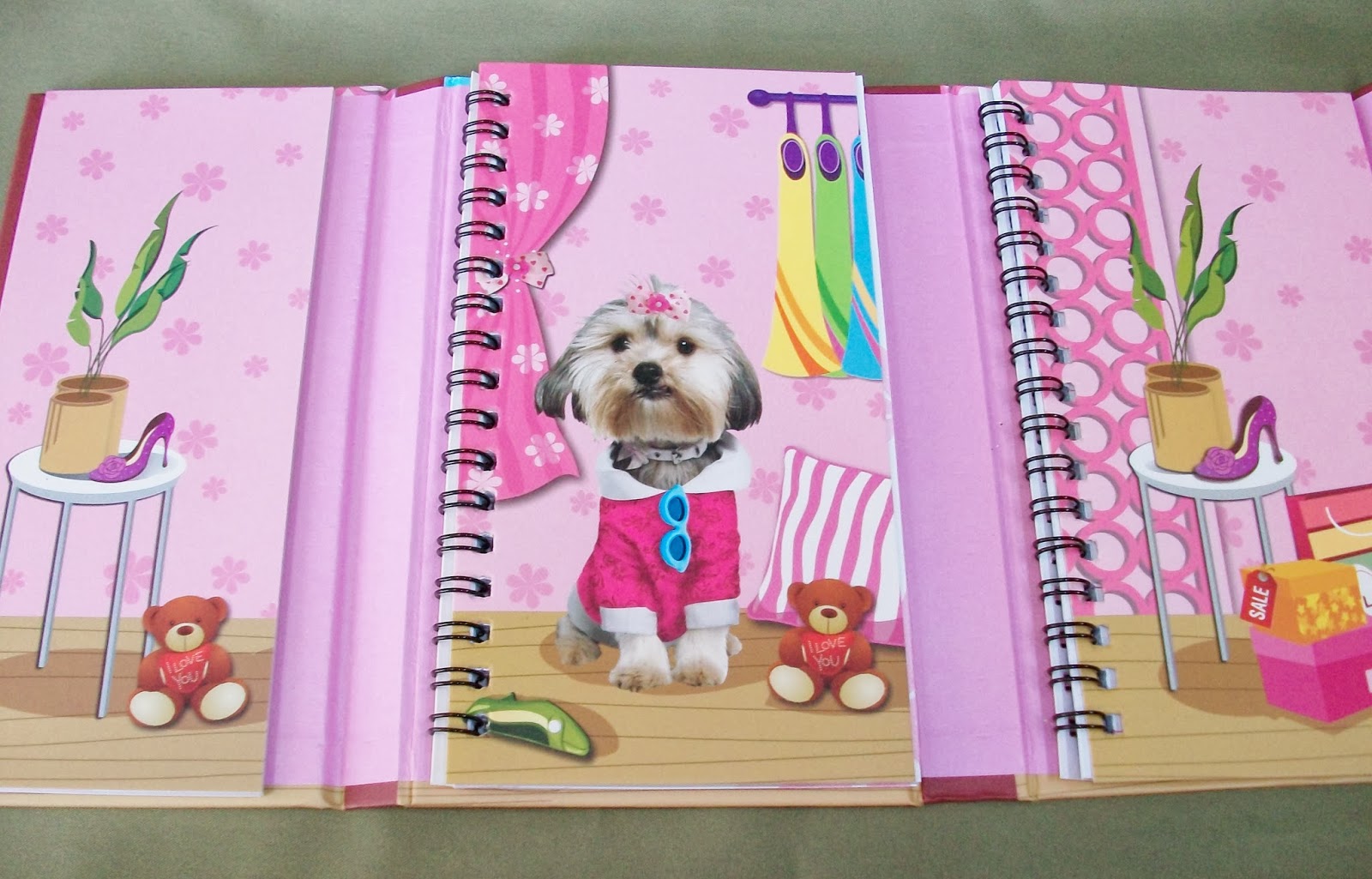 Recuerdos Cecile: Libretas para chicas: 3 libretas por el precio de 1.