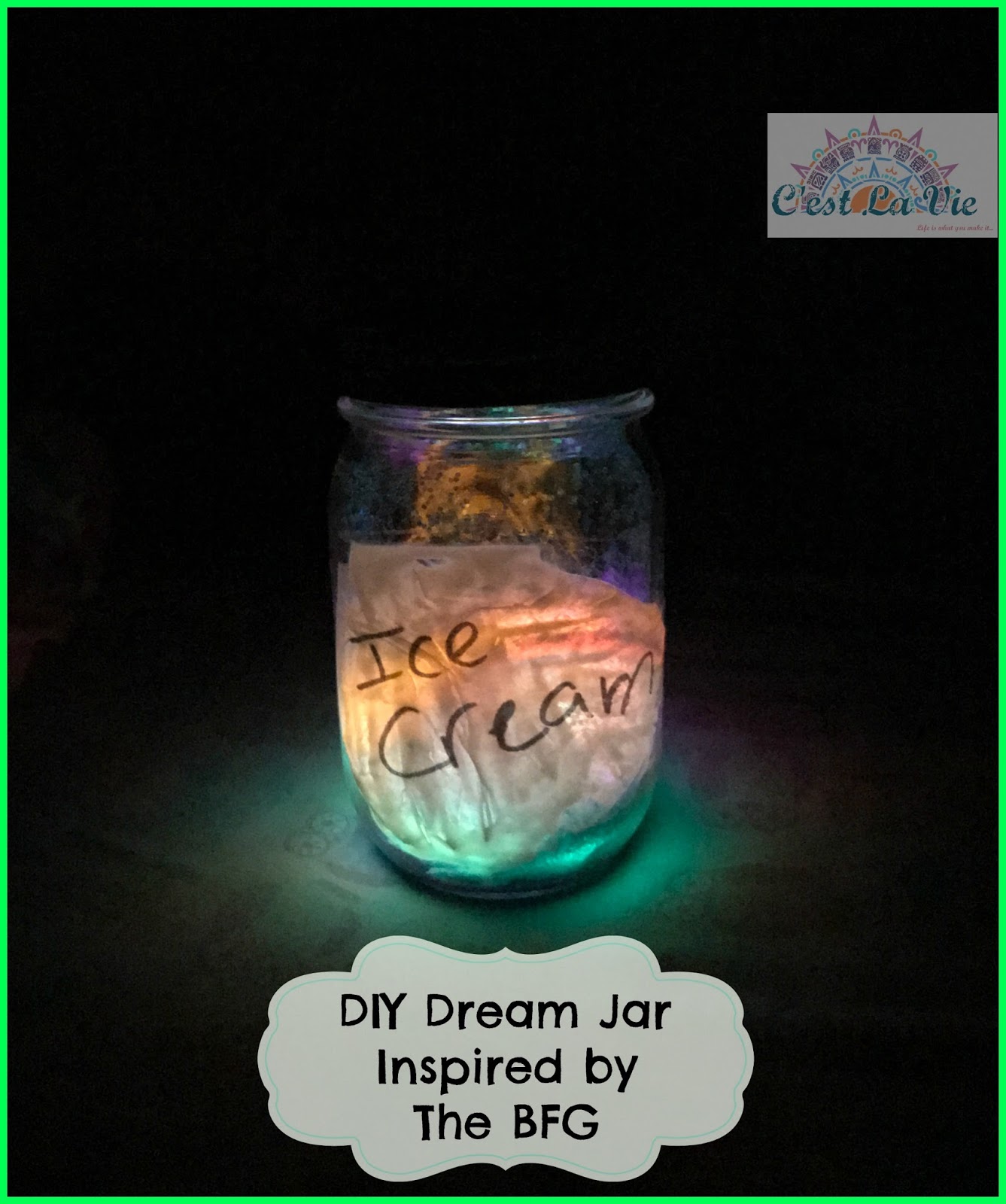 DIY Dream Jar Inspired by The BFG - RunChiquitaRun