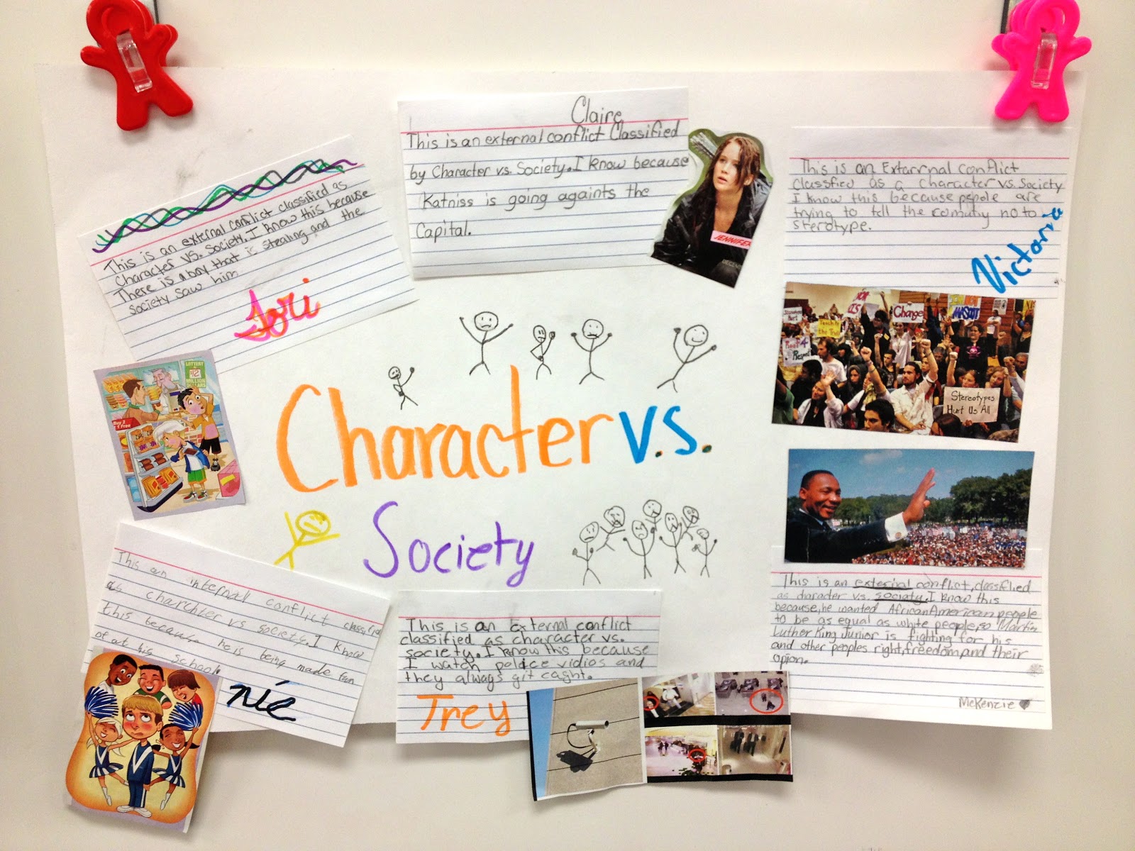 the ART of learning: Characters in CONFLICT!