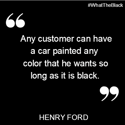 Black Is Not A Color! It's An Attitude