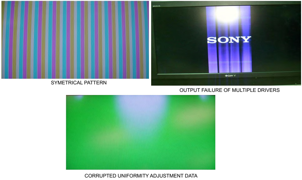 Electronic Inspirations: Sony LCD TV WAX3 Chassis T’Con board faults ...