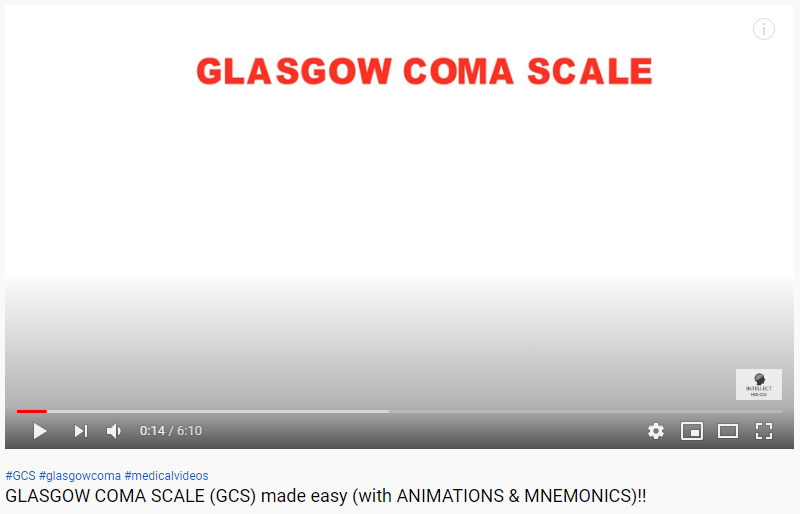 Video: Glasgow Coma Scale (GCS)