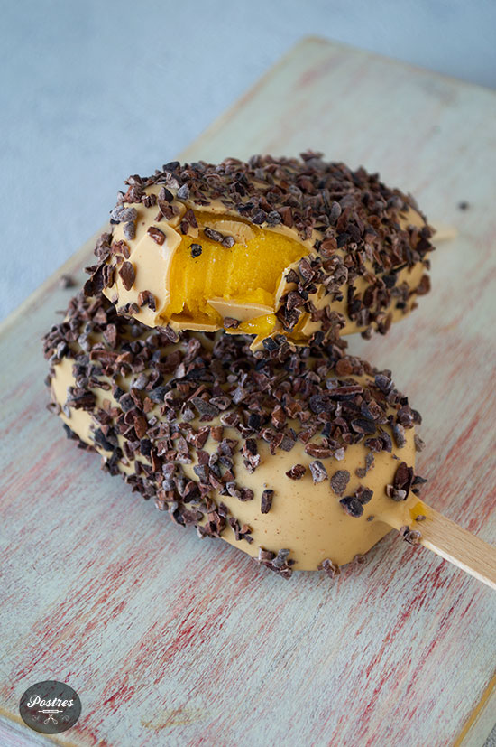 Helado de Mango, Fruta de la Pasión y Dulcey | Cocina