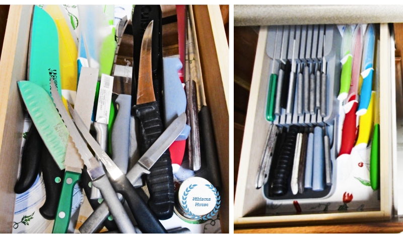 Hibiscus House: KITCHEN DRAWER KNIFE ORGANIZATION AND JOSEPH JOSEPH ...