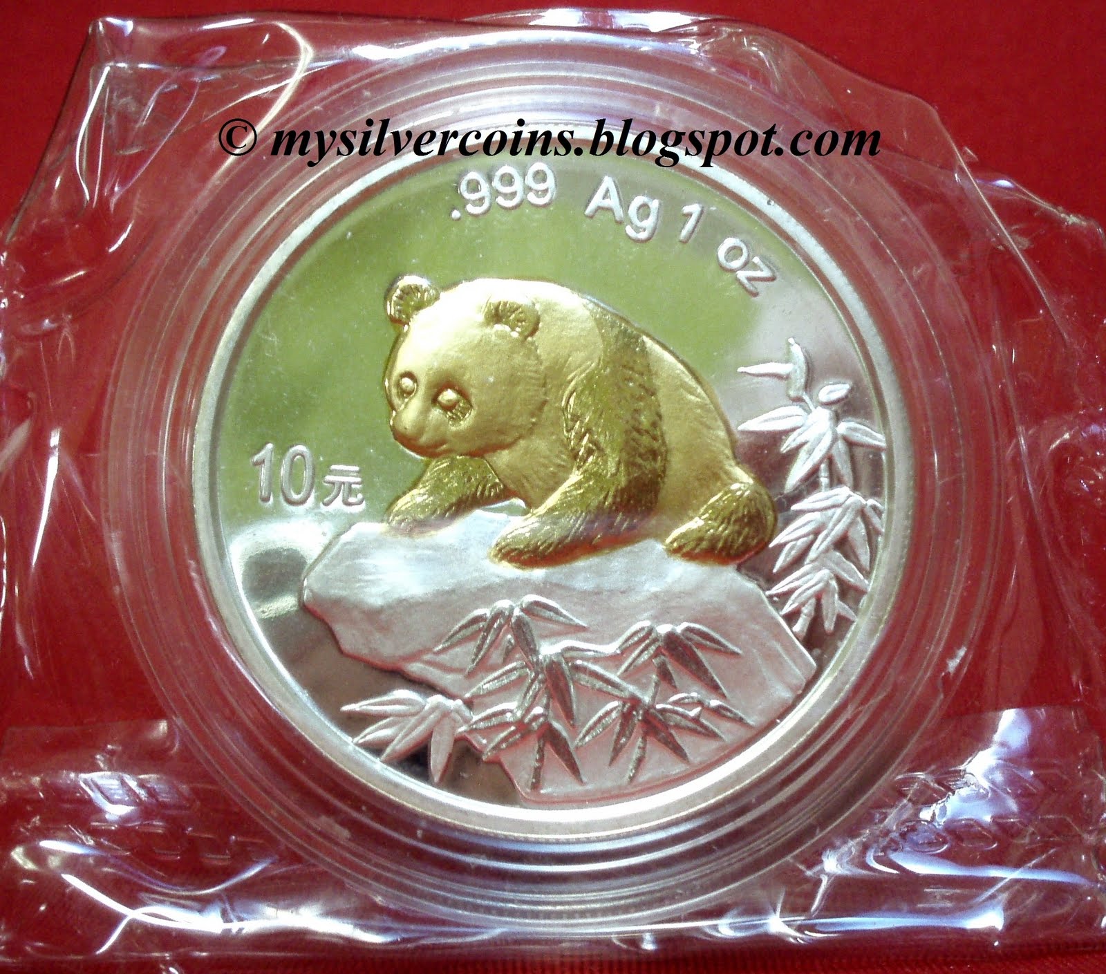 Silver Coins Collection: 1999 Panda - Beijing Coin Expo